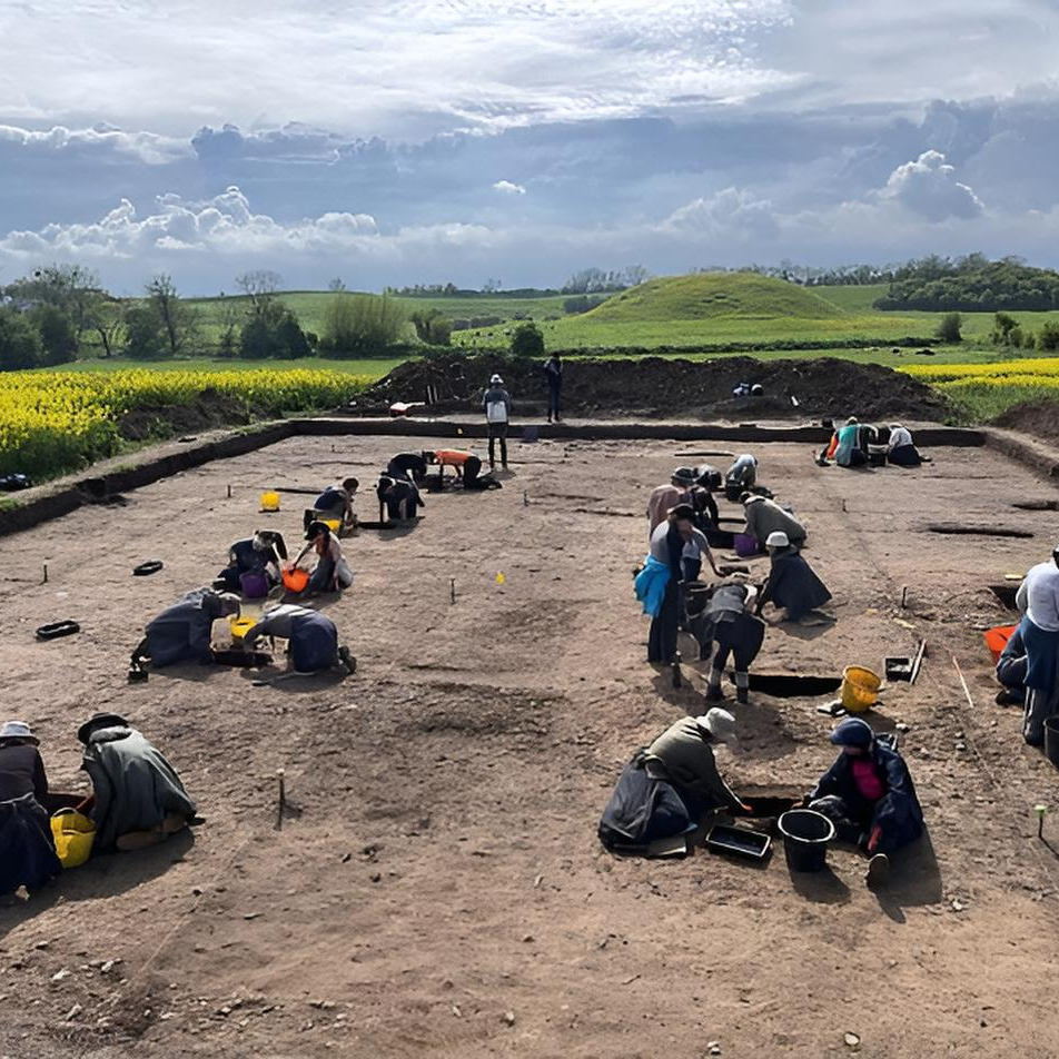 Timber Hall Belonging to King Harold Unearthed Beneath Skipsea Castle ...