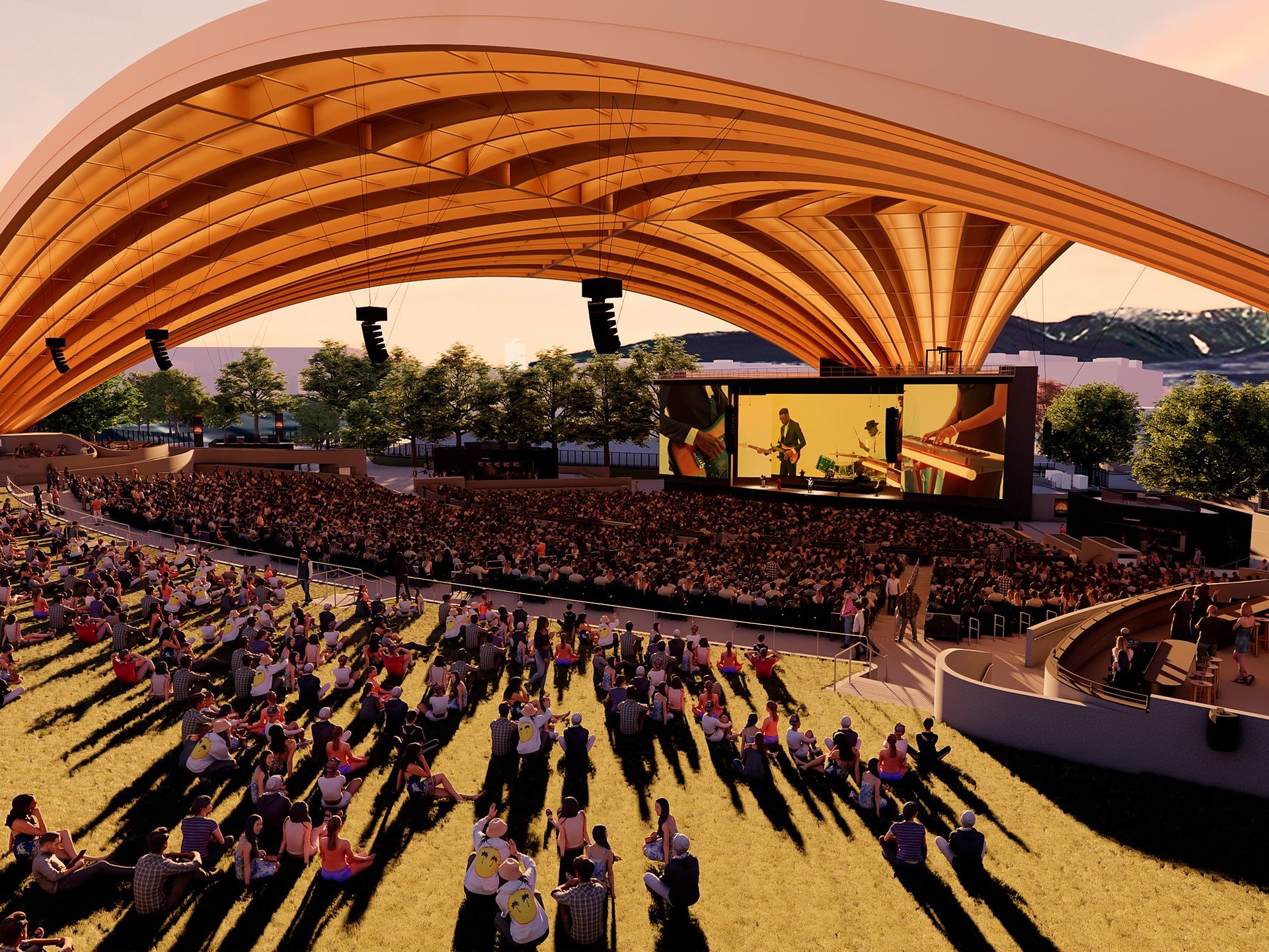 World's Largest Free-Span Mass Timber Roof to Host FIFA Festival | Wood ...